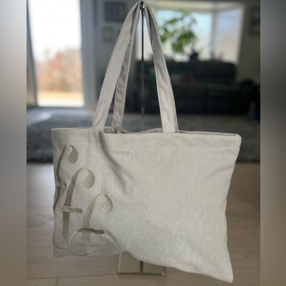 Bags | Terry Cloth Tote Bag | Poshmark